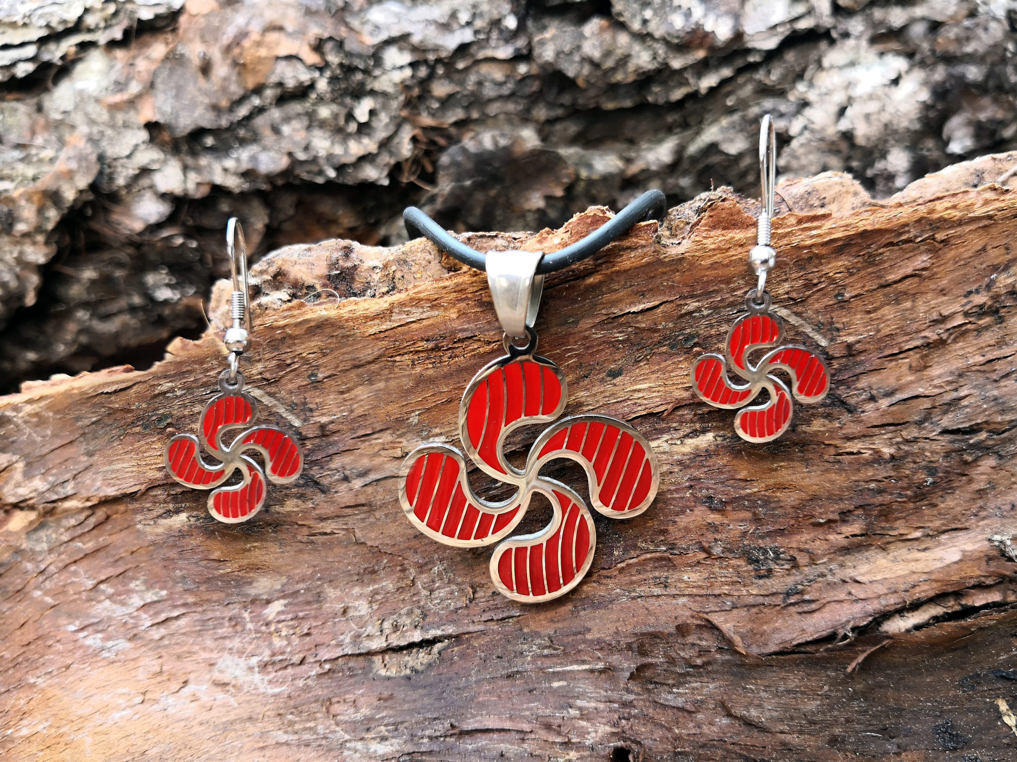 Set Lauburu Rojo - Basque Live